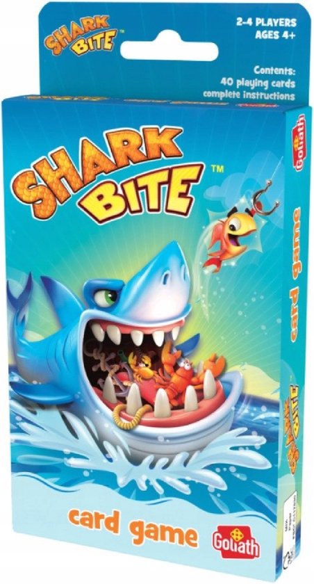Shark Bite Spel - Goliath Kaartspel voor 2 tot 4 Spelers | bol