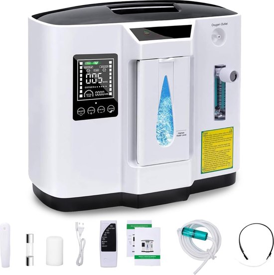 Lexium Zuurstofconcentrator - Zuurstof apparaat - Zuurstoffles | bol