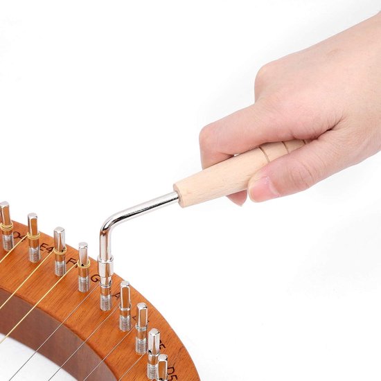 Ronde Lier Harp Hout Kleur 16 String - Gemakkelijk te Leren ...