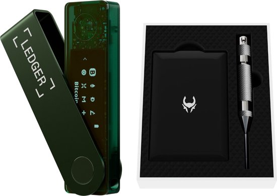 Ledger Nano X Emerald Green + Cryptotag Loki bundel | bol