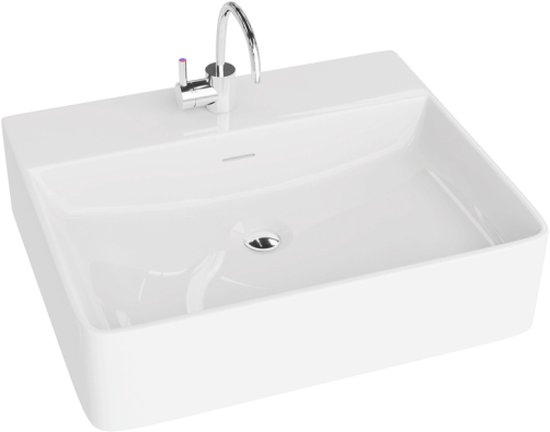 LAVITA® Opzetwastafel ALTAYA MINI Rechthoekig Keramische Wastafel voor ...