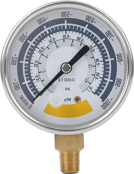 Nauwkeurige luchtmanometer - Mechanische manometer 0-14 psi voor ...
