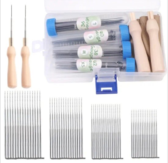 Viltnaalden 60 stuks naalden complete set voor hobby prikken | bol