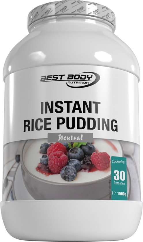 Best Body Instant Rice Pudding 1500g - 100% instant rijstpudding | bol