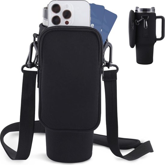 Waterfles Houder met Tas, Geschikt voor 40 oz Thermosflessen ...