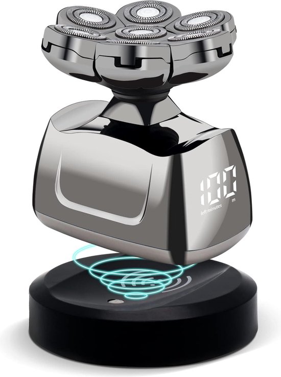 Lexium Skull Shaver - Scheerapparaat Mannen – Trimmer - Tondeuse - Hoofd Kaal Scheren | bol