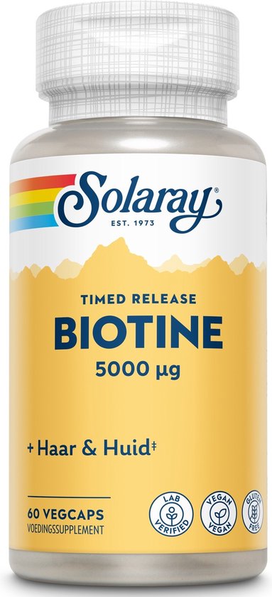 Solaray Biotine Timed Release 60 Capsules | bol