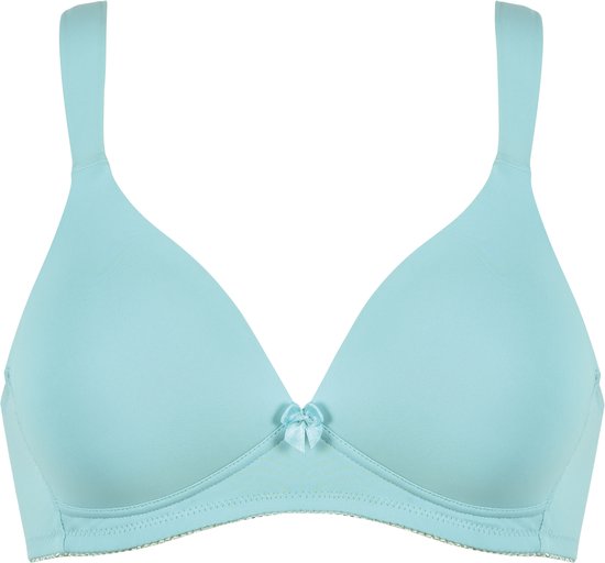 Naturana - Soft bh met brede bandjes - 5266 - Aquamarine - 80A | bol