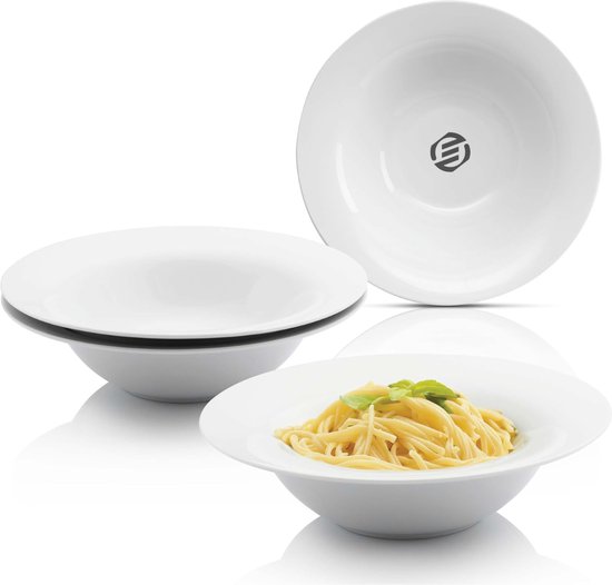Equivera Spaghettiborden - Diepe Borden - Diep Bord - Pasta kommen ...