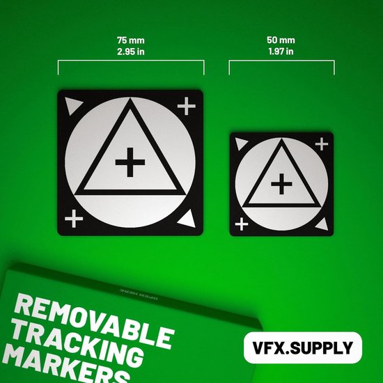 VFX Removable Tracking Markers - 201 pcs | bol