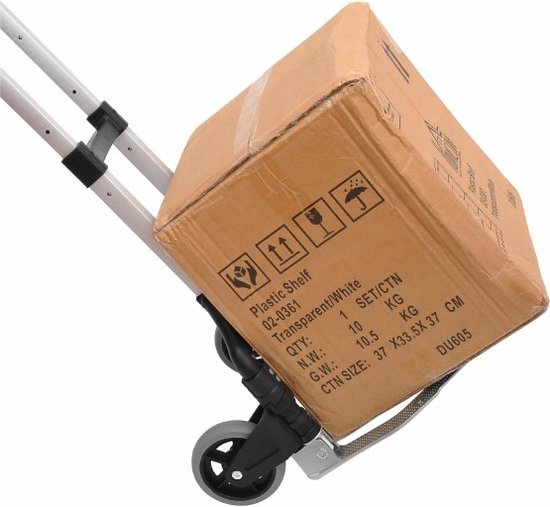 Aluminium sackcarre transportwagen opvouwbare handcarried stapelwagen ...