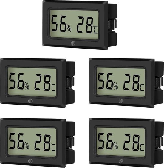 Temperatuurmeter Binnen - Huisthermometer - Weerstation Binnen ...
