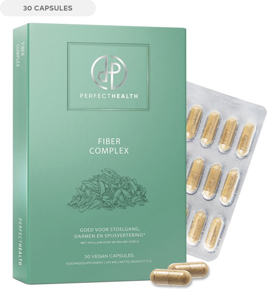 Perfect Health - Probiotica Vezel Supplement - Psylliumvezels Capsules ...
