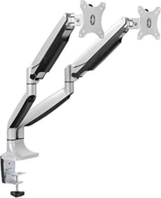Monitor Arm Voor 2 Schermen - Verstelbaar - Met Laptop Standaard | bol