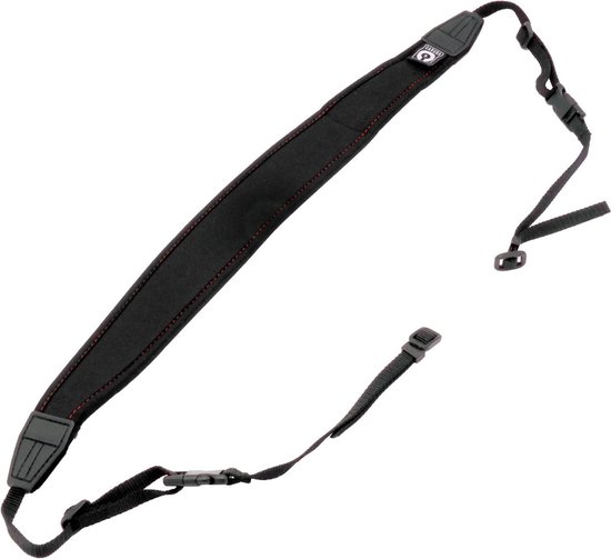 Caruba Camera Neckstrap - extra lang + Quick release (Zwart + Rood) | bol