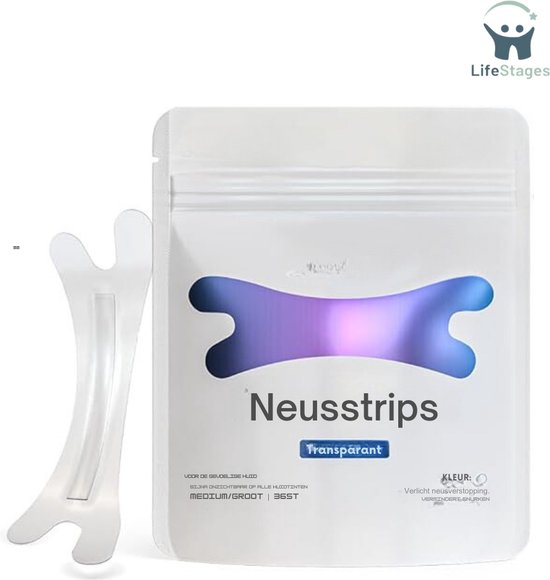 LifeStages - Neuspleisters - Anti-Snurk Neusstrips Om De Neusholte Te ...