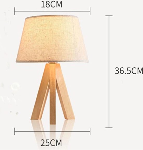 Moderne Tafellamp voor Slaapkamer en Woonkamer - Warme Verlichting voor ...