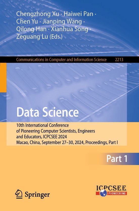 Communications in Computer and Information Science 2213 - Data Science (ebook) |... | bol