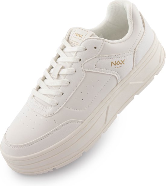 Nax duwa 37 damesstadschoen - leer & comport | bol