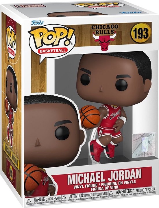 Pop Basketball: Chicago Bulls - Michael Jordan (Rookie Season) Funko ...