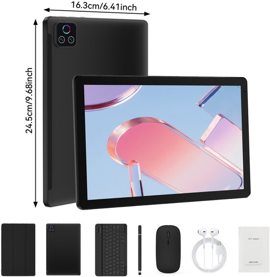 Hotlight Tablet C108 - Android 15 - 10.1 inch - 128GB ROM - Met ...