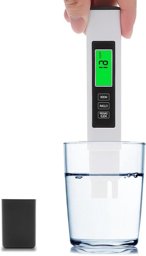 Digitale Waterkwaliteitstester met Temperatuurweergave en 3-in-1 ...