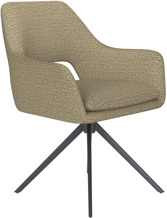 Housecraft Living Mos Eetkamerstoel Draaibaar Metaal Pistache groen | bol