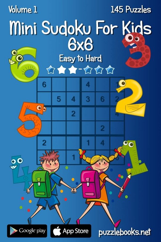 Mini Sudoku Puzzelboek Jongeren 6x6 - 145 Opdrachten Makkelijk tot ...