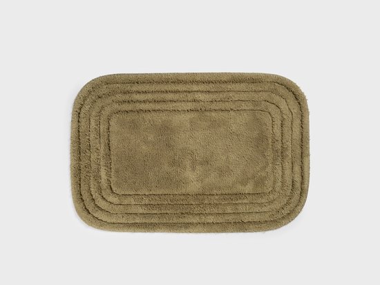 Yumeko badmat ovaal olive groen 60x90 - Biologisch & ecologisch | bol