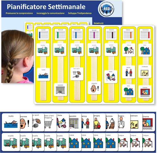 Visuele Wekelijkse Planningstool van Duurzaam Kunststof voor Structuur ...