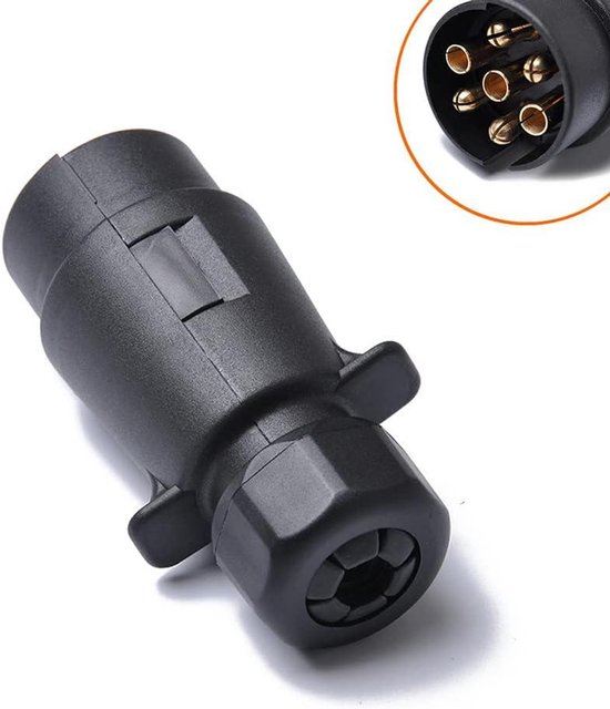 12V aanhanger stekker en stopcontact adapter, 7-pins elektrische ...