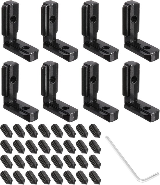 3030 Serie Aluminium Extrusie Connector Beugel, 8 Stks L-Vorm ...