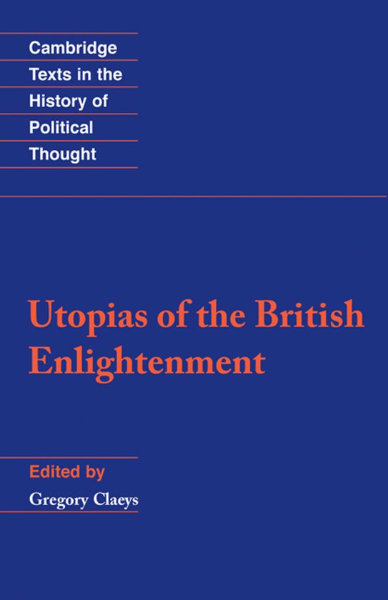 Utopias Of The British Enlightenment, Gregory Claeys | 9780521455909 ...