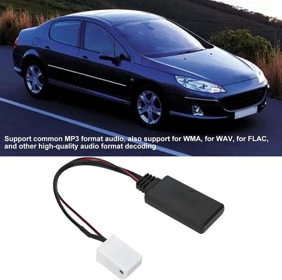 Bluetooth AUX Adapter Kabel voor Auto Radio RD4 - Muziek Streamen via ...