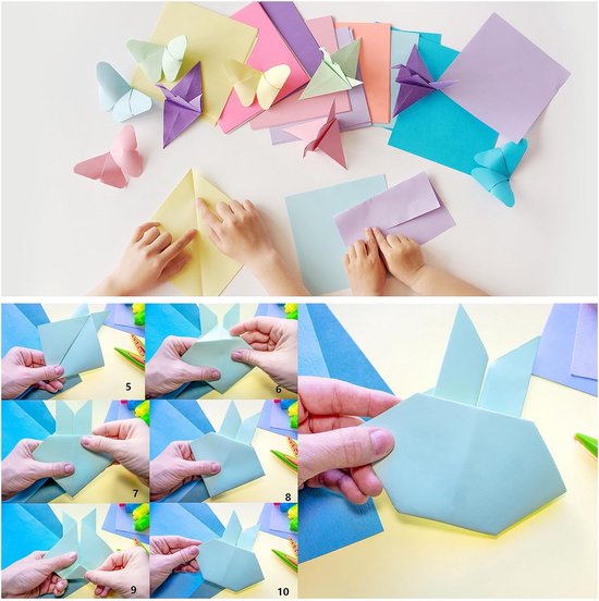 50 Vellen Dubbelzijdig Origami Papier Groot Formaat 25x25 cm ...