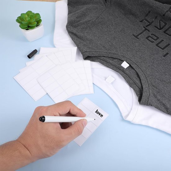 Waslabels Set - Naamstickers Kleding - Kleding Markeren - Zelfklevend ...