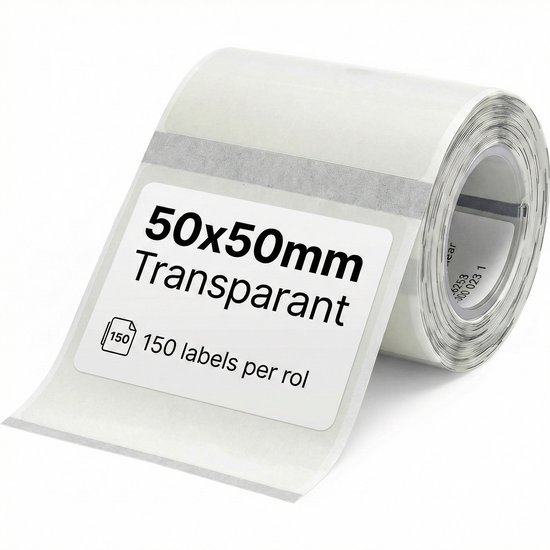 Niimbot - Labels/Etiketten B21/B1/B31/B3S/K3 - 50x50mm - 150 vellen ...