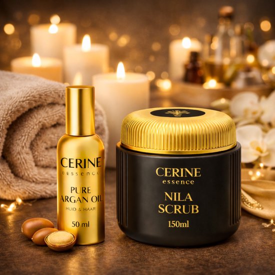 Cerine Essence Luxe Huidverzorging Cadeauset – Argan & Nila – Premium ...