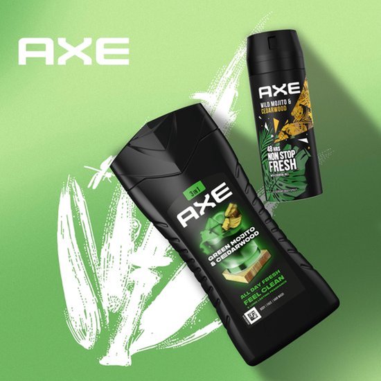 Axe Deo Spray - Wild Green Mojito + Cedarwood - 5 x 150 ml | bol