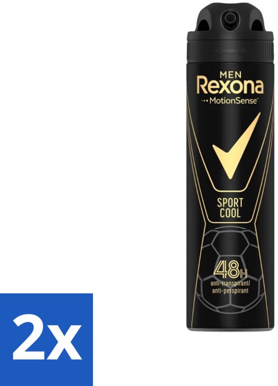 2 x Rexona Men - Sport Cool - Deodorant Spray - Anti Transpirant - 150 ...