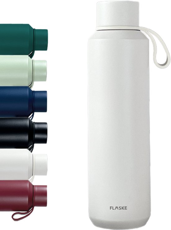 FLASKE EVO Bottle - Waterfles RVS 600ML - Thermosfles - Pale | bol