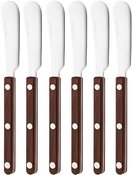 House of Husk Botermesjes Set - Zilver - RVS - Botermes - Smeermessen ...