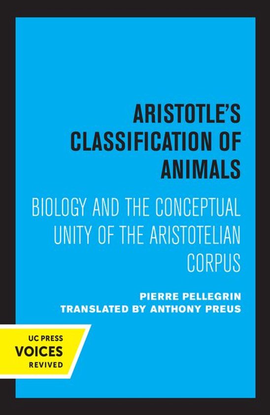 Aristotle's Classification of Animals (ebook), Pierre Pellegrin ...