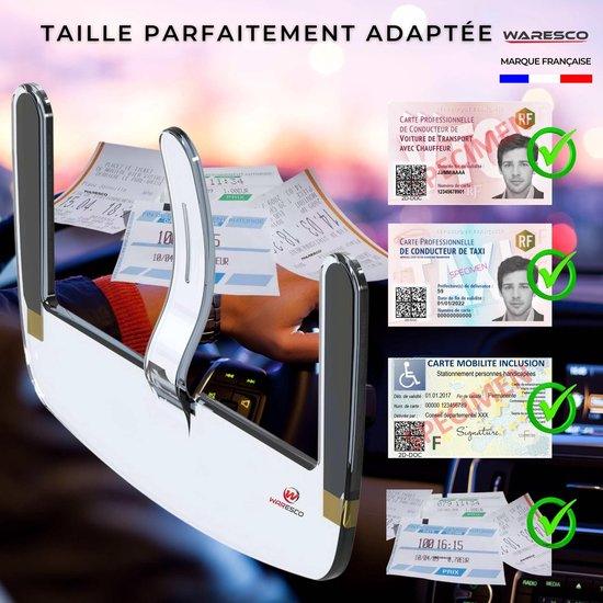 WARESCO Windshield Card Holder voor gehandicapten, PMR, MTB ...
