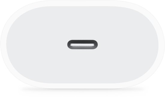 Apple USB-C oplader adapter - 20W - Snellader voor iPhone en iPad - Wit ...