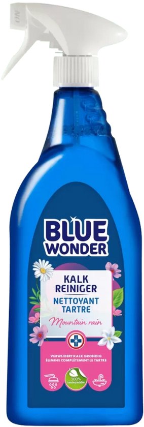 1 x Blue Wonder Kalkreiniger Spray 750 ml - Kalkreiniger - Badreiniger ...