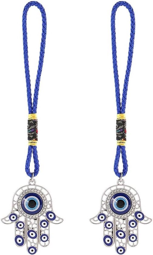Hamsa hand amulet auto hanger met boze oog, geluksbrenger voor ...