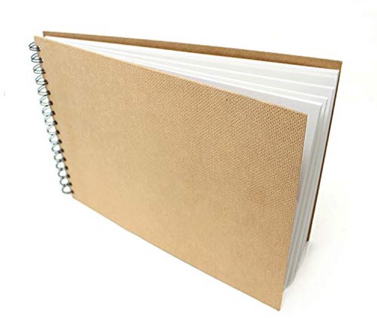Spiraalgebonden A4 Schetsboek met Gerecycled Papier - 70 Zijde 170gsm ...