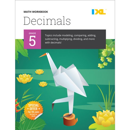 IXL Topic-Specific Workbooks- IXL Math Workbook: Grade 5 Decimals ...