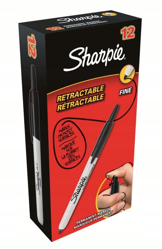 Sharpie RT Permanente Marker Zwart | bol
